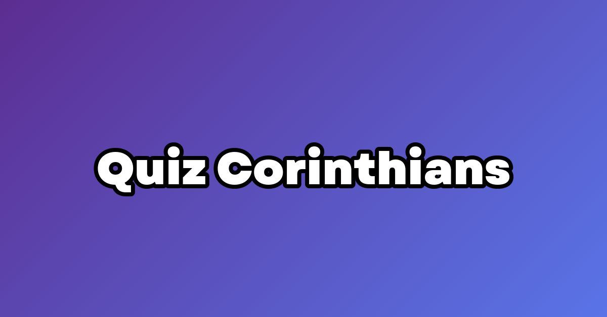 Quiz Corinthians - Joga Quiz