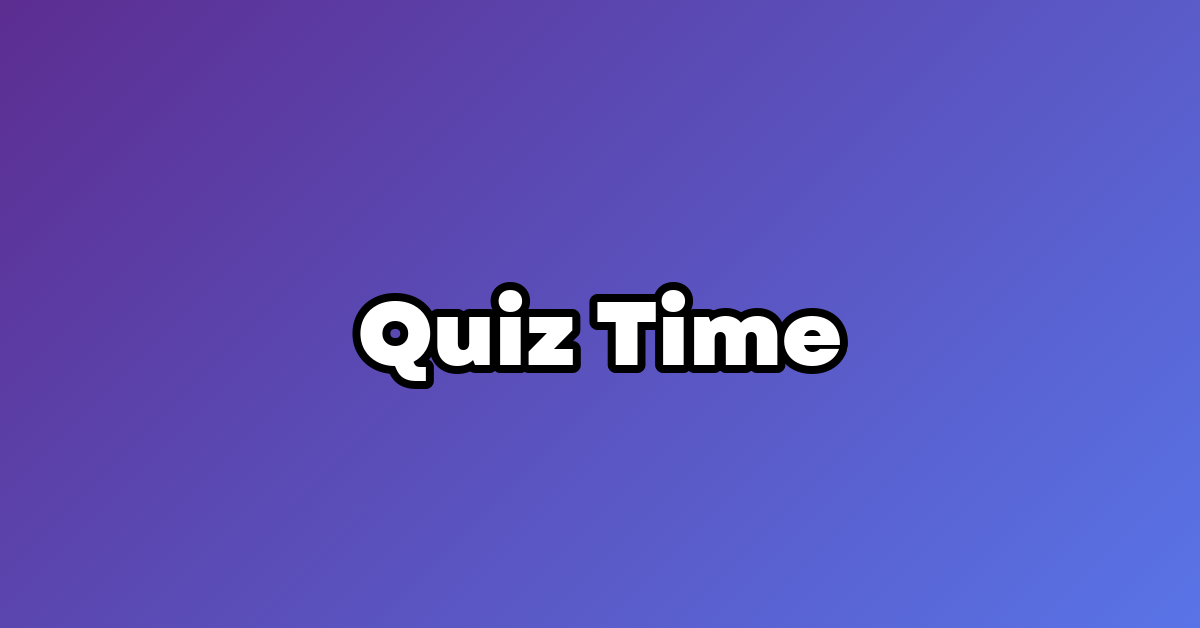 Quiz Time - Joga Quiz